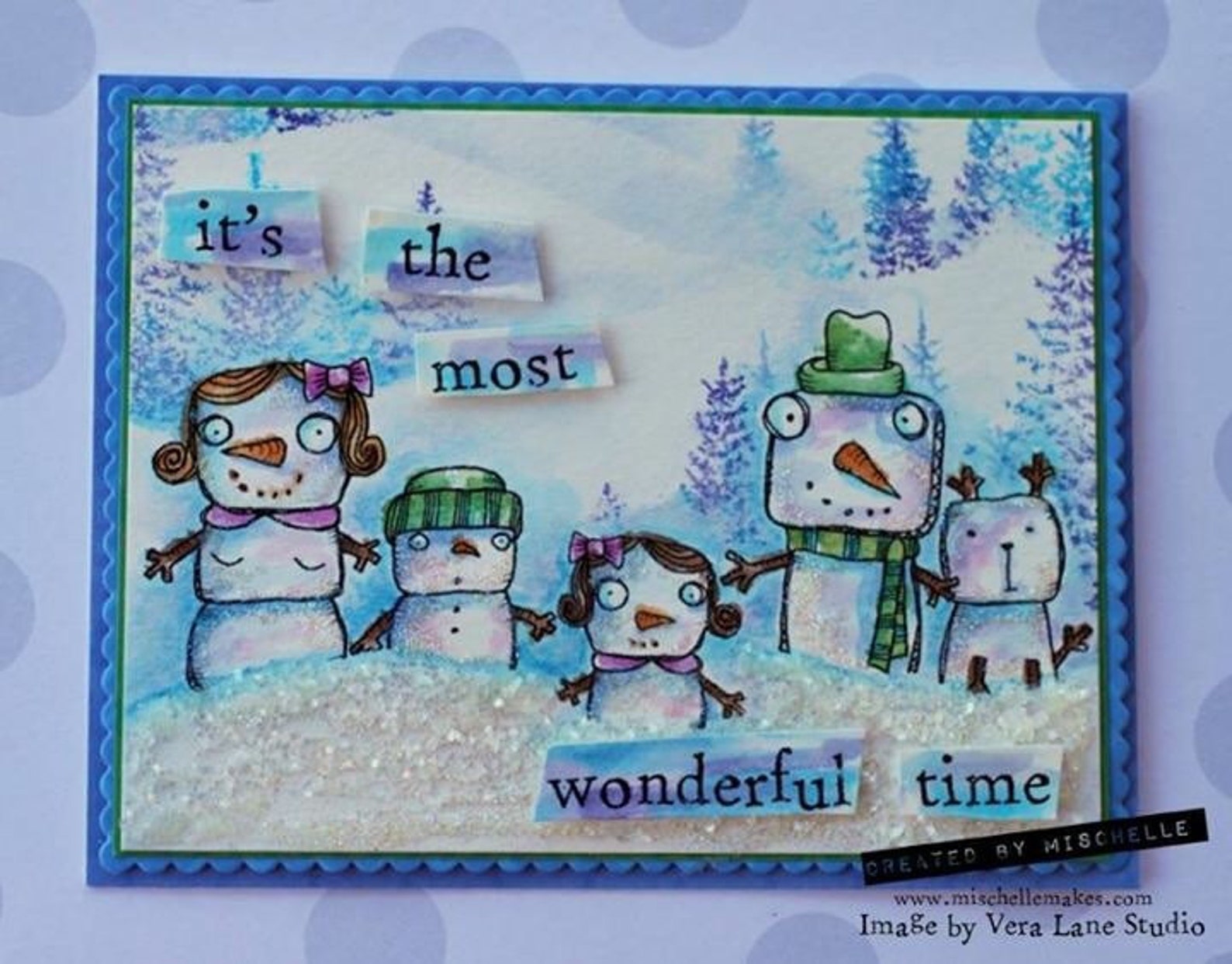 The Tiny Snow Family 6 Digi Stamp Bundle - Etsy