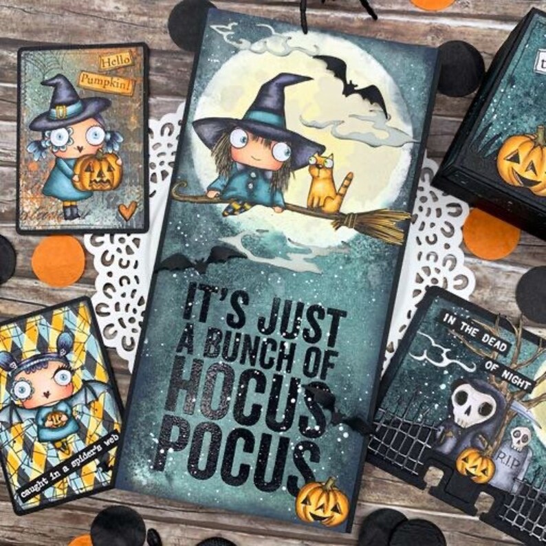 Broom Rides 6 Digi Stamp Bundle in Png and Jpg Files - Etsy