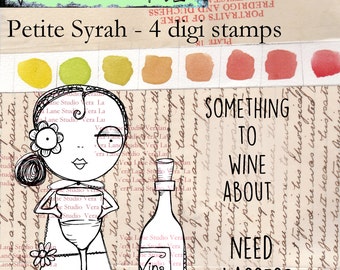 The Tiny Snow Family 6 Digi Stamp Bundle - Etsy