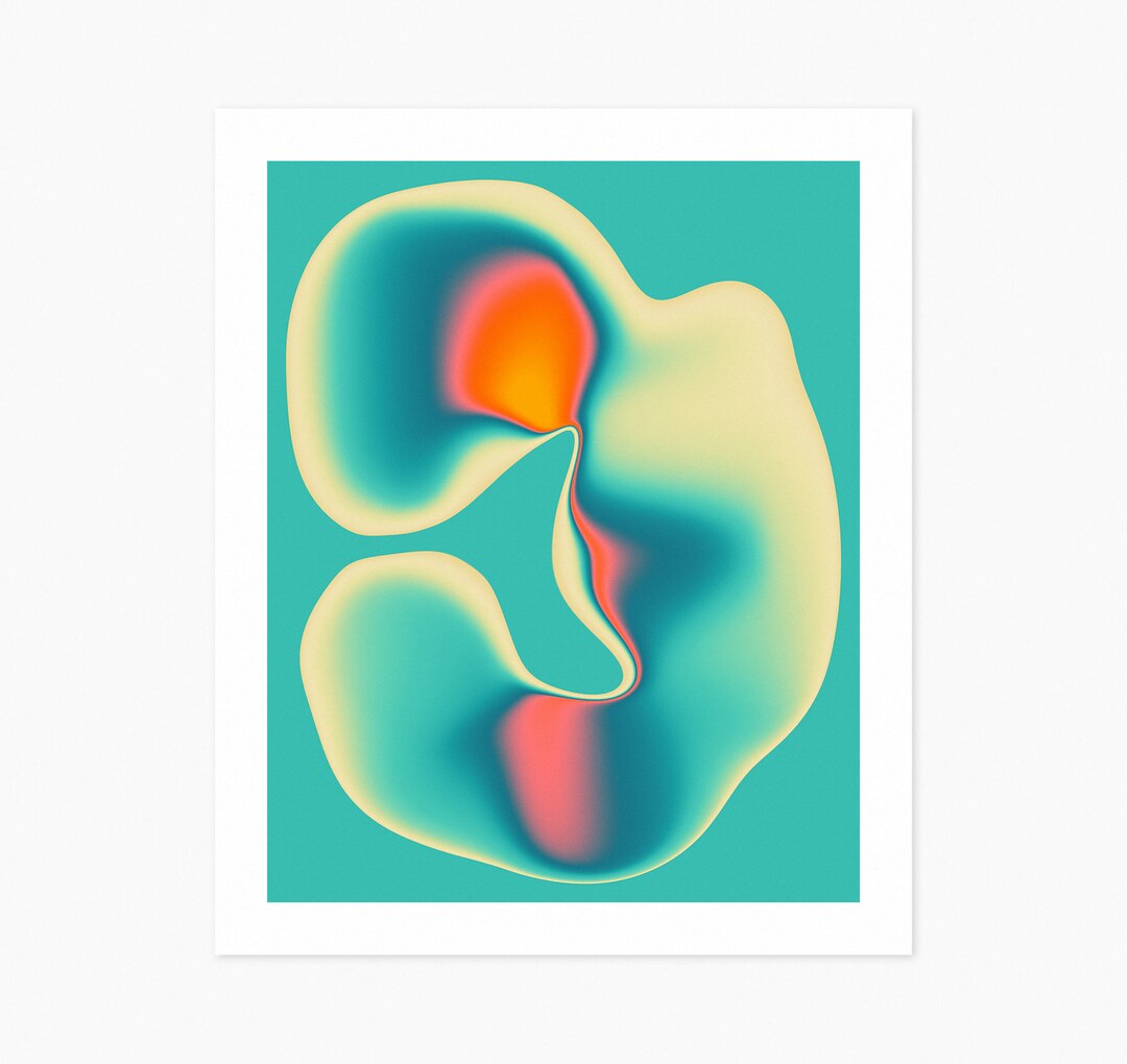 ENTROPY 2 giclée Fine Art Print Psychedelic Abstract Gradient Art 8x10 ...