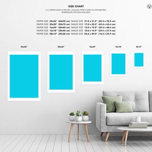 COPENHAGEN MAP (giclée Fine Art Print) Minimalist City Street Map (8x12 ...