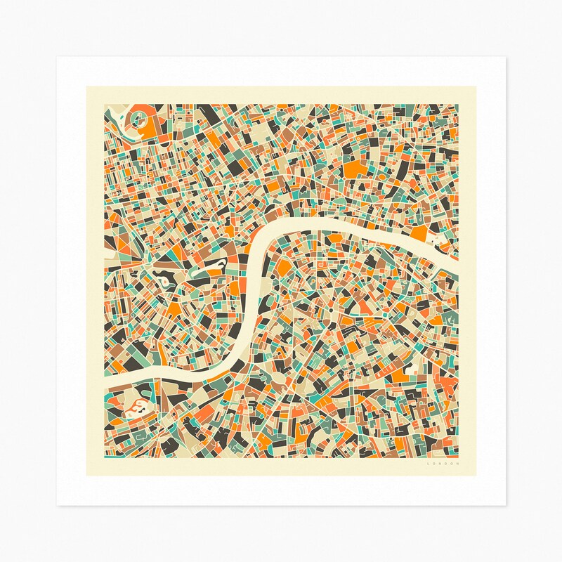 London Map Print - Etsy