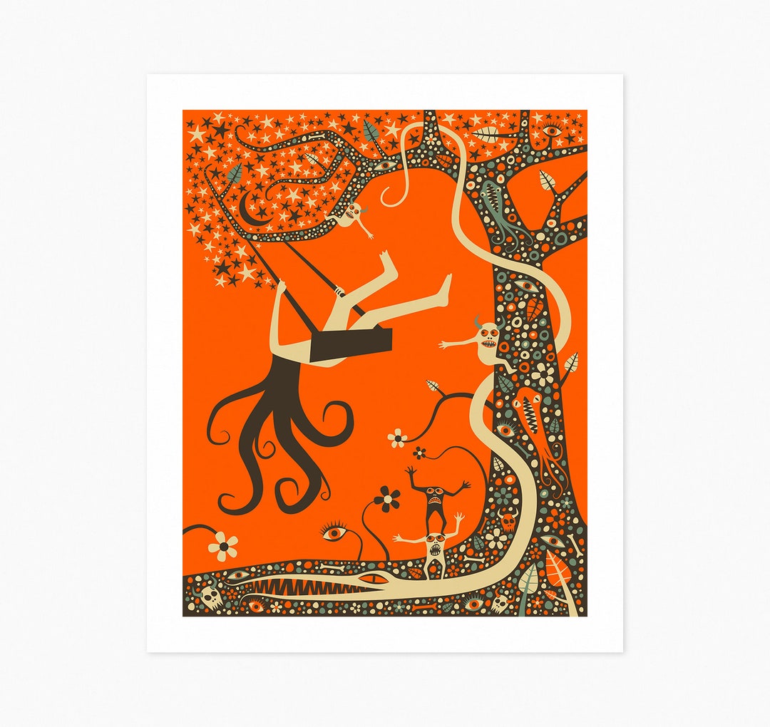 THE OUTCAST giclée Fine Art Print Surreal Illustration by Jazzberry ...