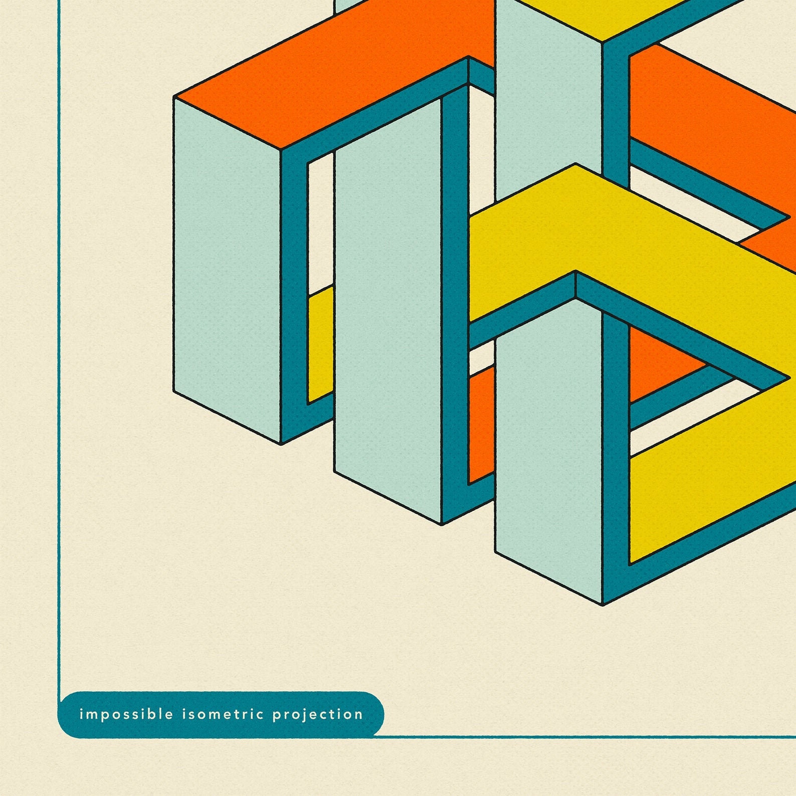 2 Impossible Geometric Shapes giclée Fine Art Prints & Rolled - Etsy