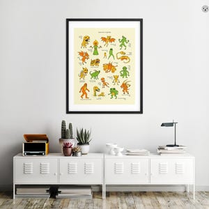 AMERICAN CRYPTIDS (giclée Fine Art Print on Paper or Canvas ...