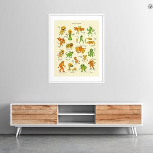 AMERICAN CRYPTIDS giclée Fine Art Print on Paper or Canvas ...