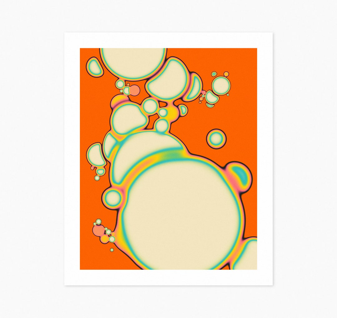 REACTION 2.8 giclée Fine Art Print Psychedelic Abstract Art by ...
