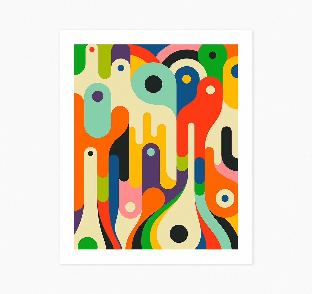 Internal Giclée Fine Art Print Psychedelic Abstract Art By Jazzberry