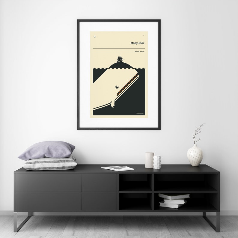 Moby Dick Giclée Fine Art Print Or Photo Paper Print Etsy