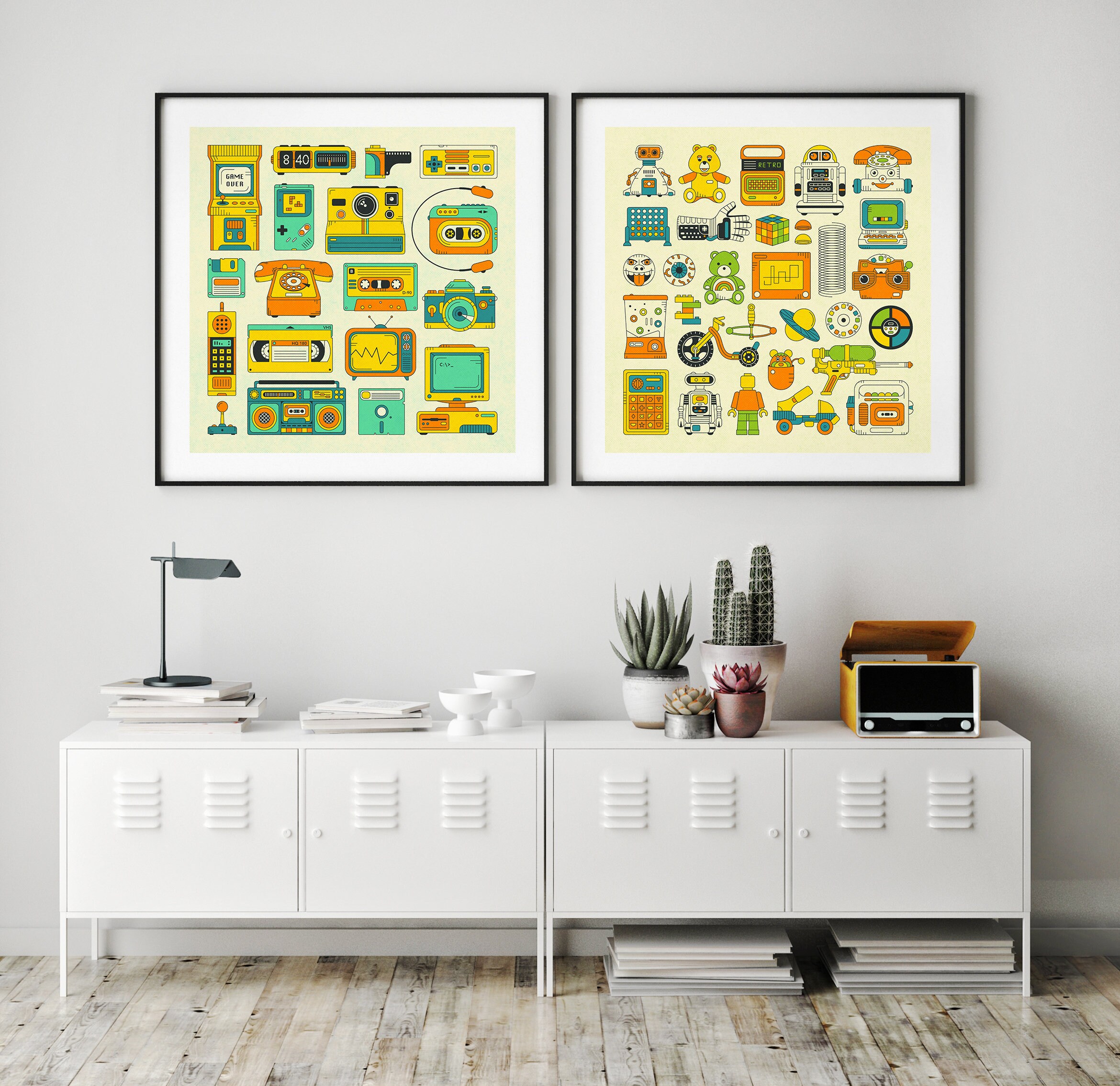 RETRO TECHNOLOGY giclée Fine Art Print or Photo Paper Print | Etsy