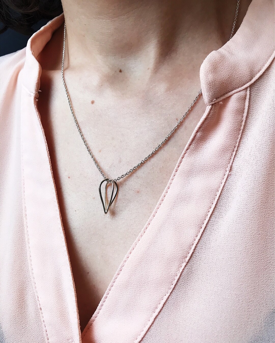 Elongated Seed Pod Necklace Artfully Handmade in Sterling Silver ...