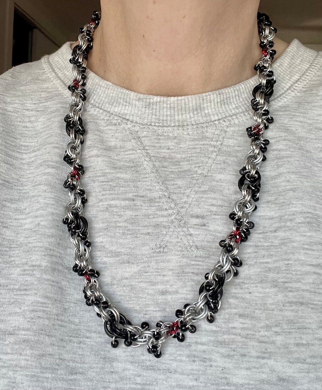 Beaded Ripple Spiral Chain - Etsy