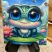 Cute Little Frogs on a Lilly Pad - Etsy