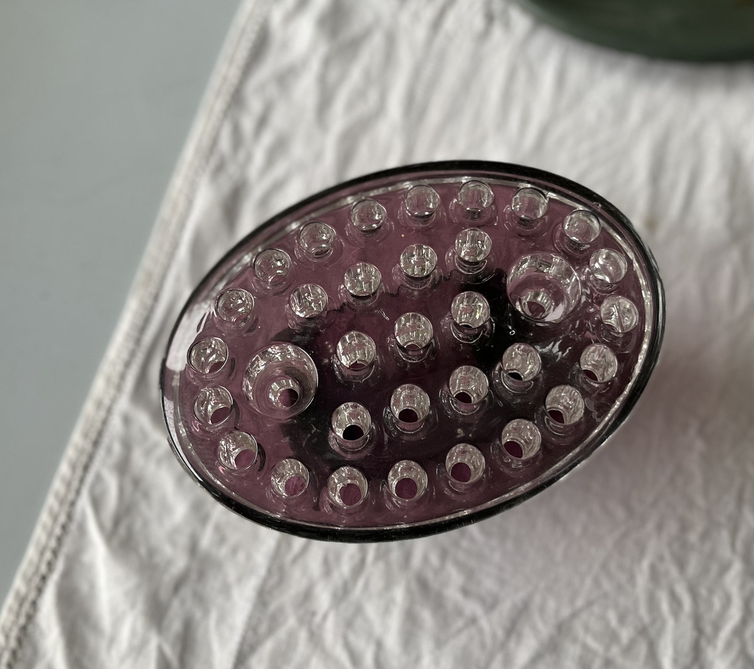 Vintage Amethyst Viking Flower Frog - Etsy