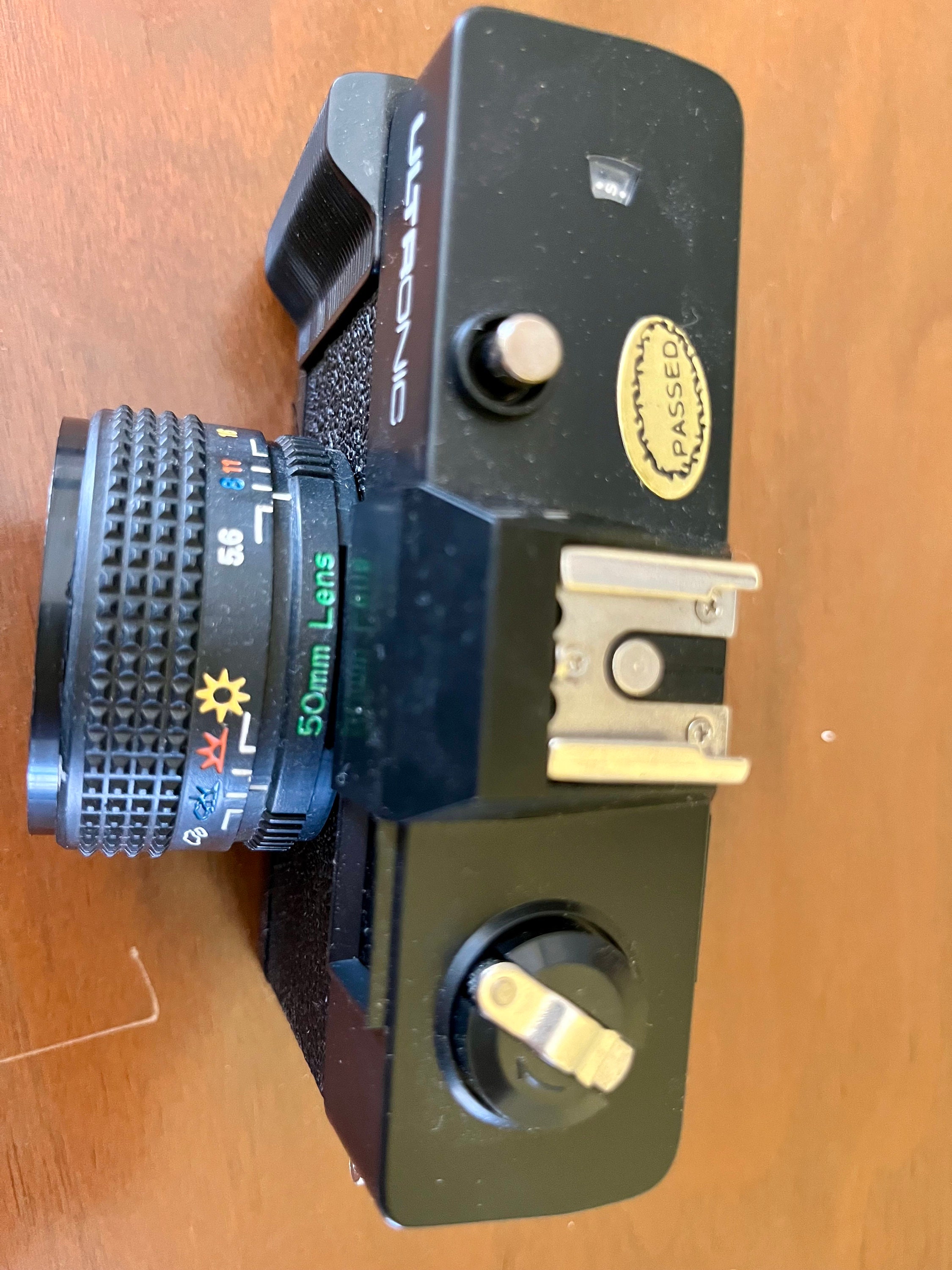 Vintage Ultronic Camera 50 Mm Color Optical Lens - Etsy