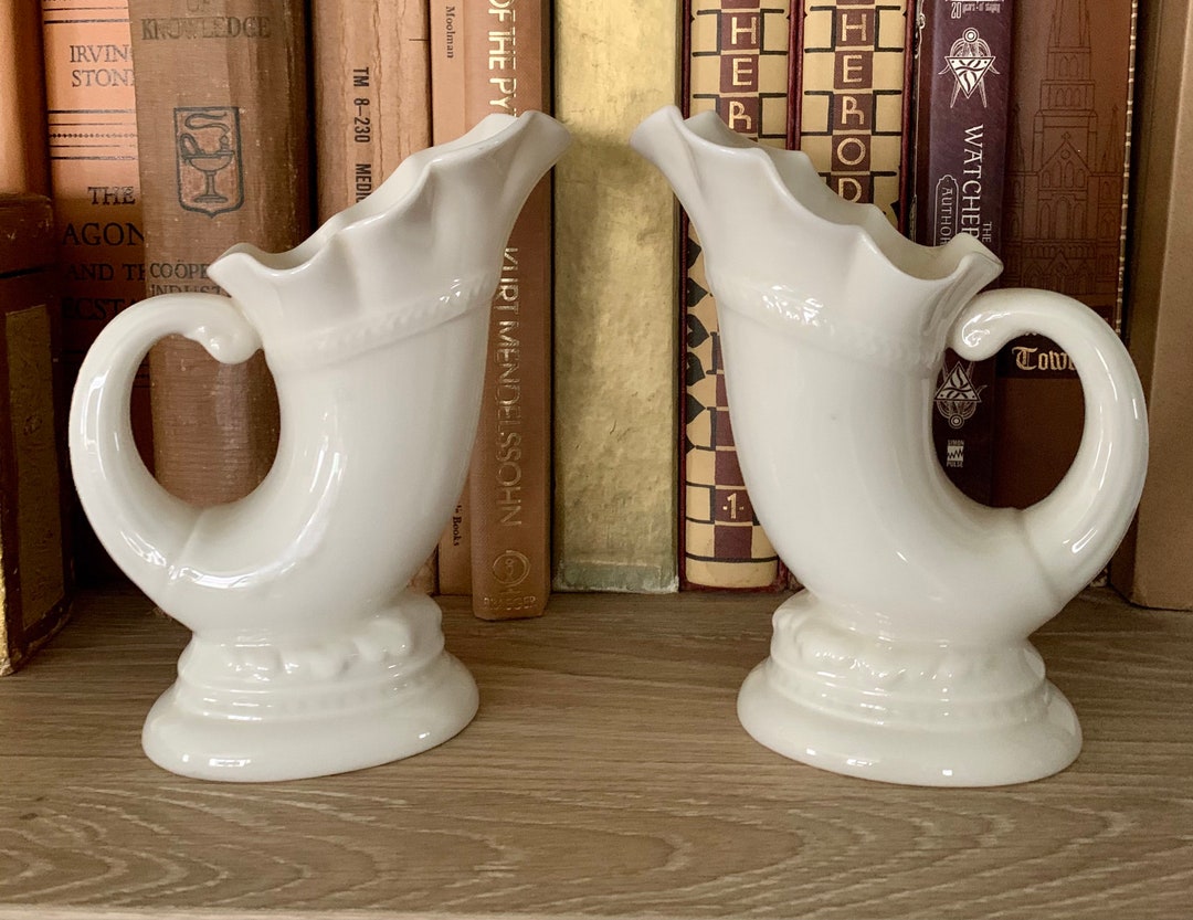 Vintage Lenox Cornucopia Pair, Horn of Plenty - Etsy