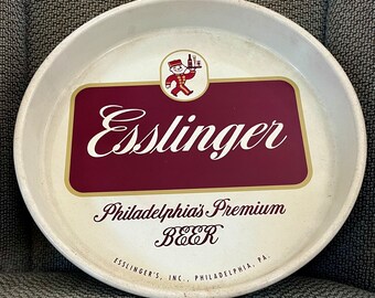 Vintage Esslinger 12 Inch Beer Tray in Excellent Condition - Etsy