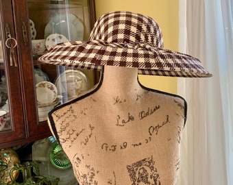 Checkered Hat - Etsy