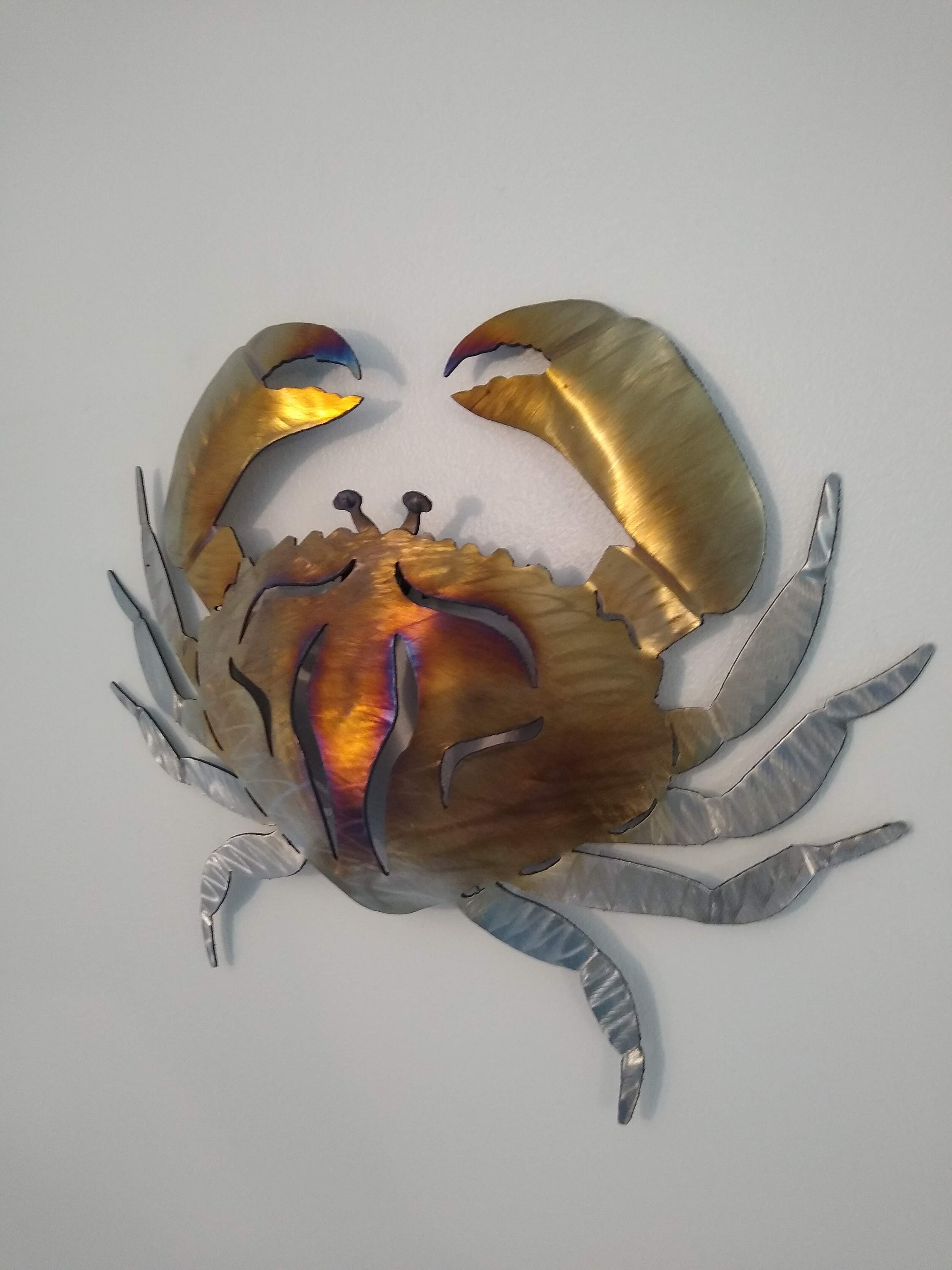 Crab Wall Metal Art - Etsy