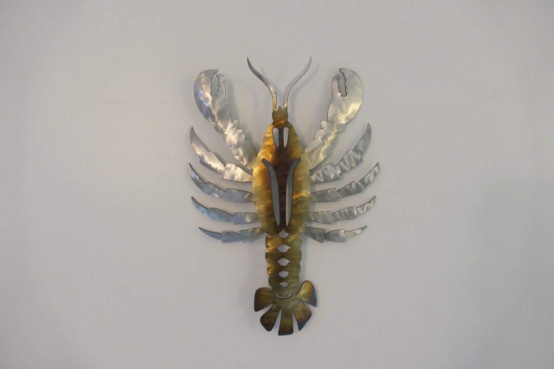 Lobster Stainless Steel Wall Metal Art. - Etsy