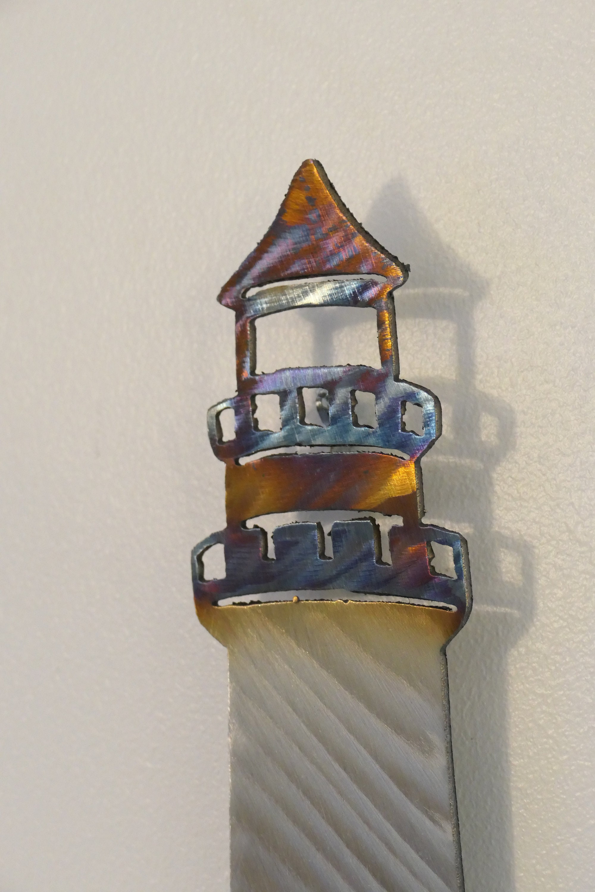 Lighthouse Small Stainless Steel Wall Metal Art. - Etsy