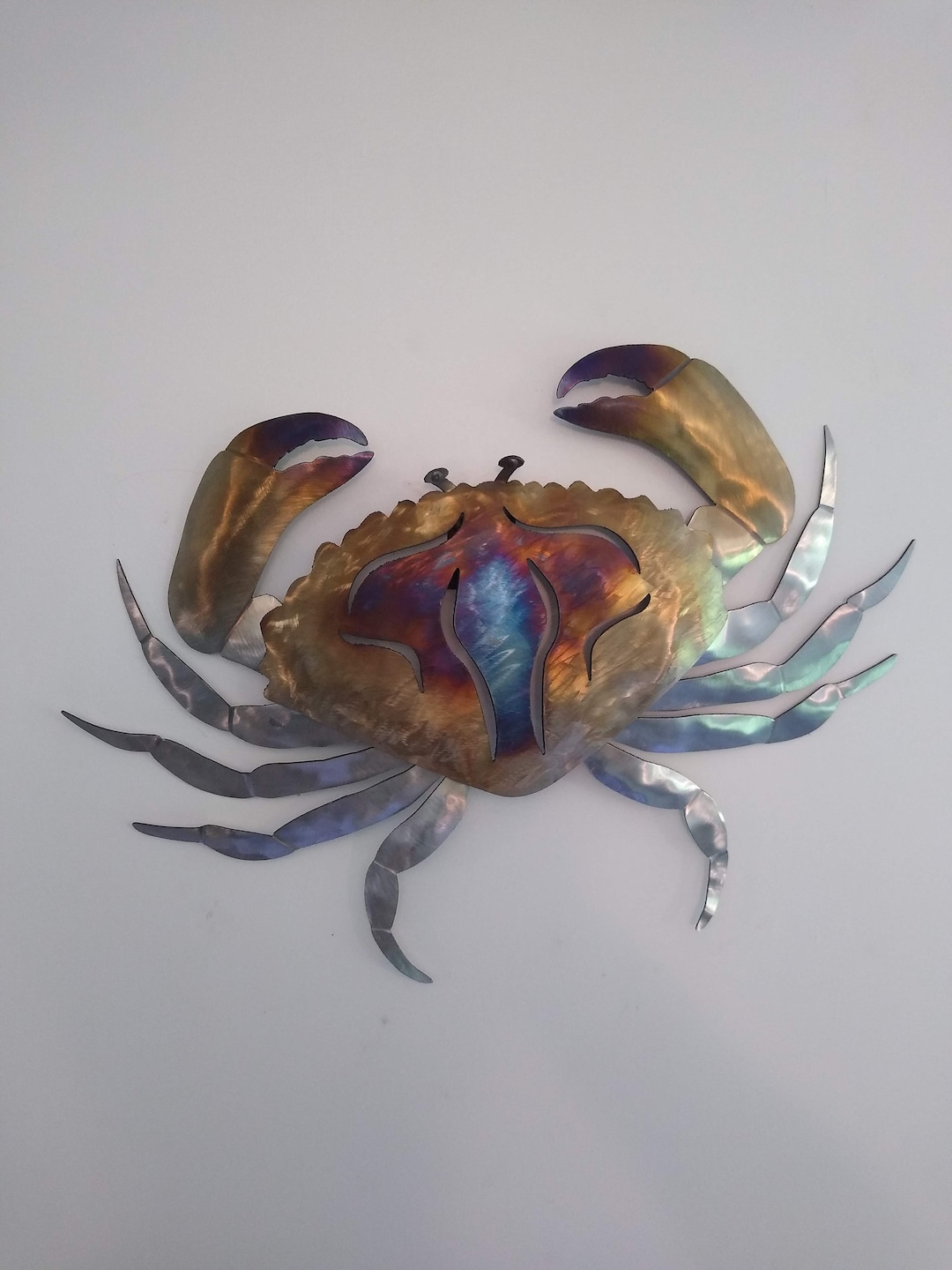 Large Crab Wall Metal Art - Etsy