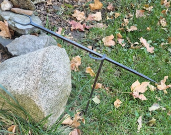 HAND FORGED Campfire Squirrel Cooker Fire Irons - Etsy