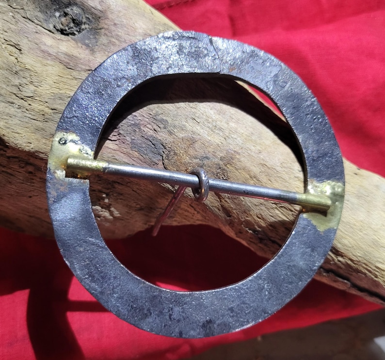 Hand Forged Iron Mountain Man Belt Buckle - Etsy