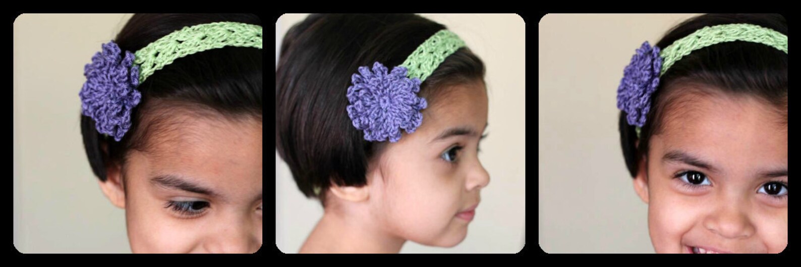 Loopty Loop Flower Headband Pattern PDF23 Newborn to Adult - Etsy