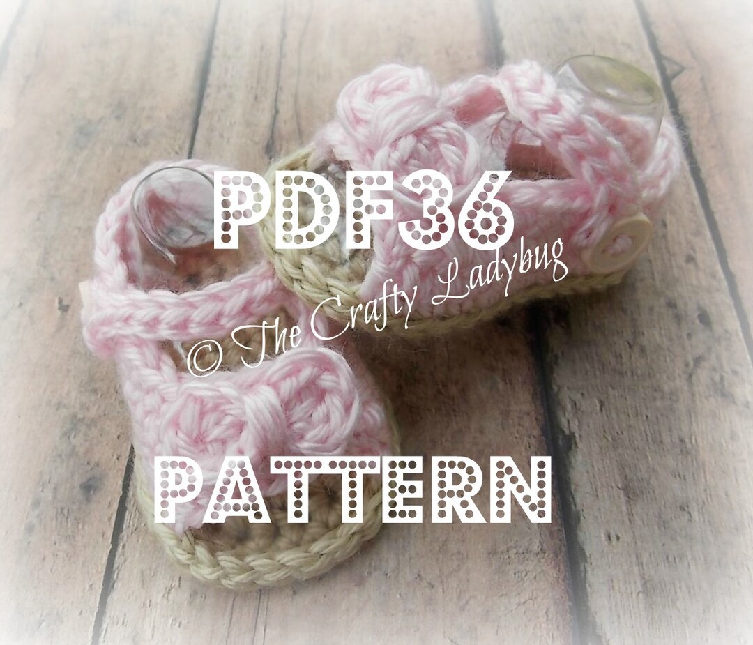 Baby Peep Toe Booties Pattern - PDF36 Digital Download - Etsy
