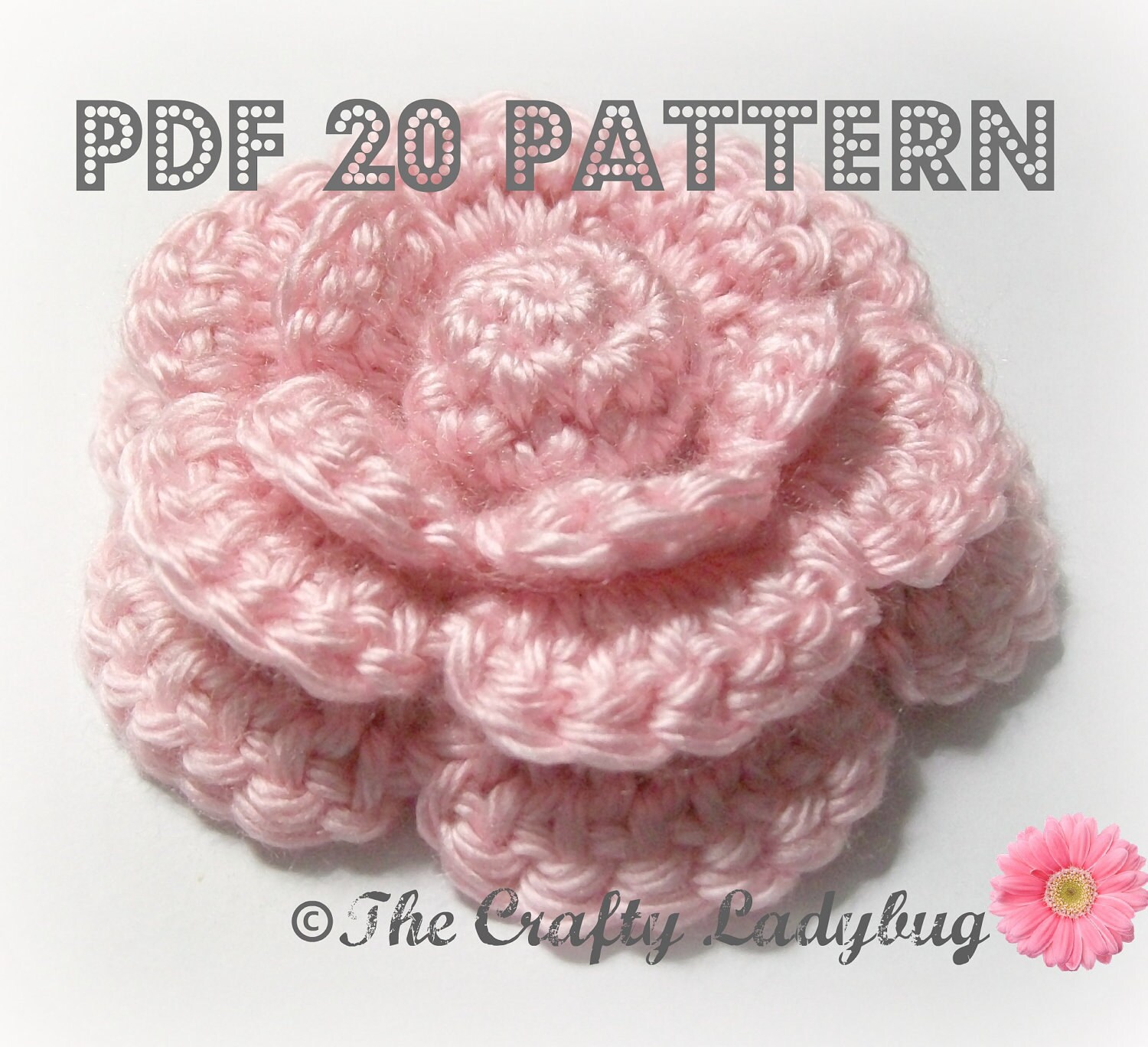 Super Easy Flower II Crochet Pattern 2 Designs Included | Etsy