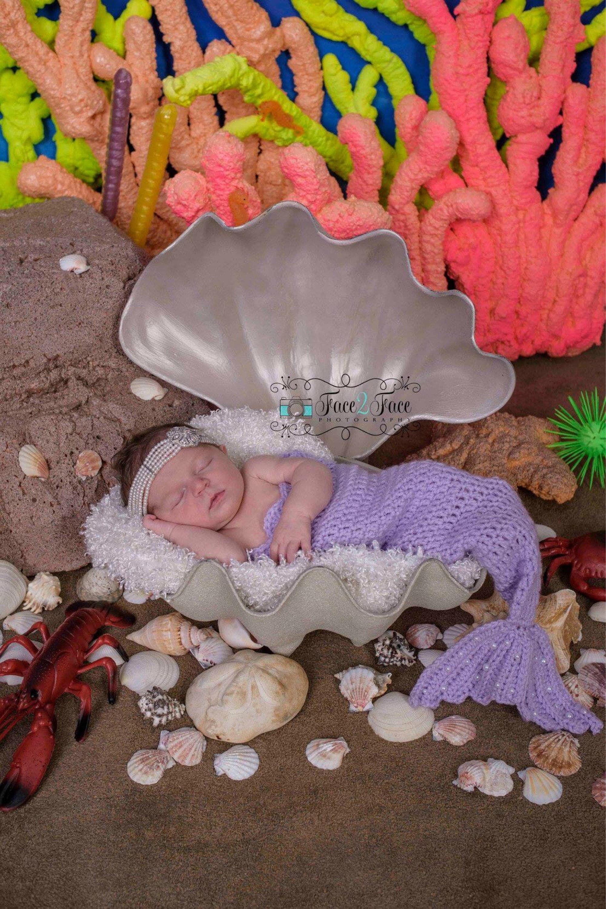 PDF78 Pearly Mermaid Cocoon Crochet Pattern - Mermaid Tail Crochet ...