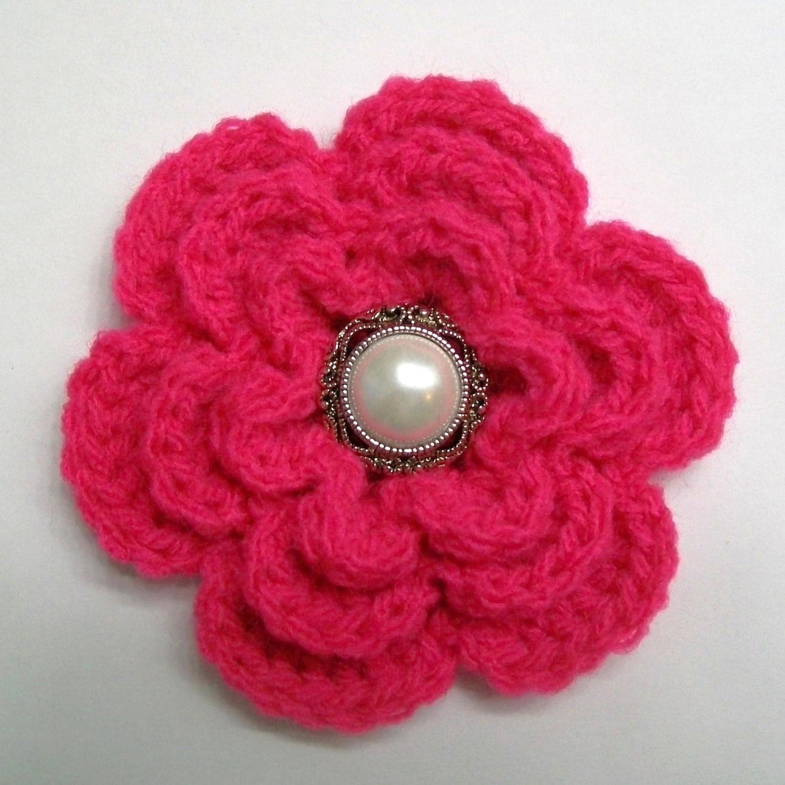 Super Easy Crochet Flower Pattern - 2 Designs - 1 Pattern - PDF6 ...