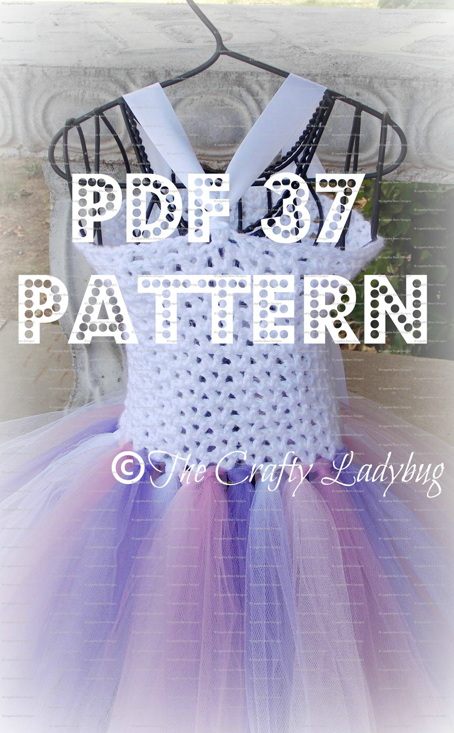 Crochet and Tulle Tutu Dress Pattern - Pdf37 Digital Download - Etsy