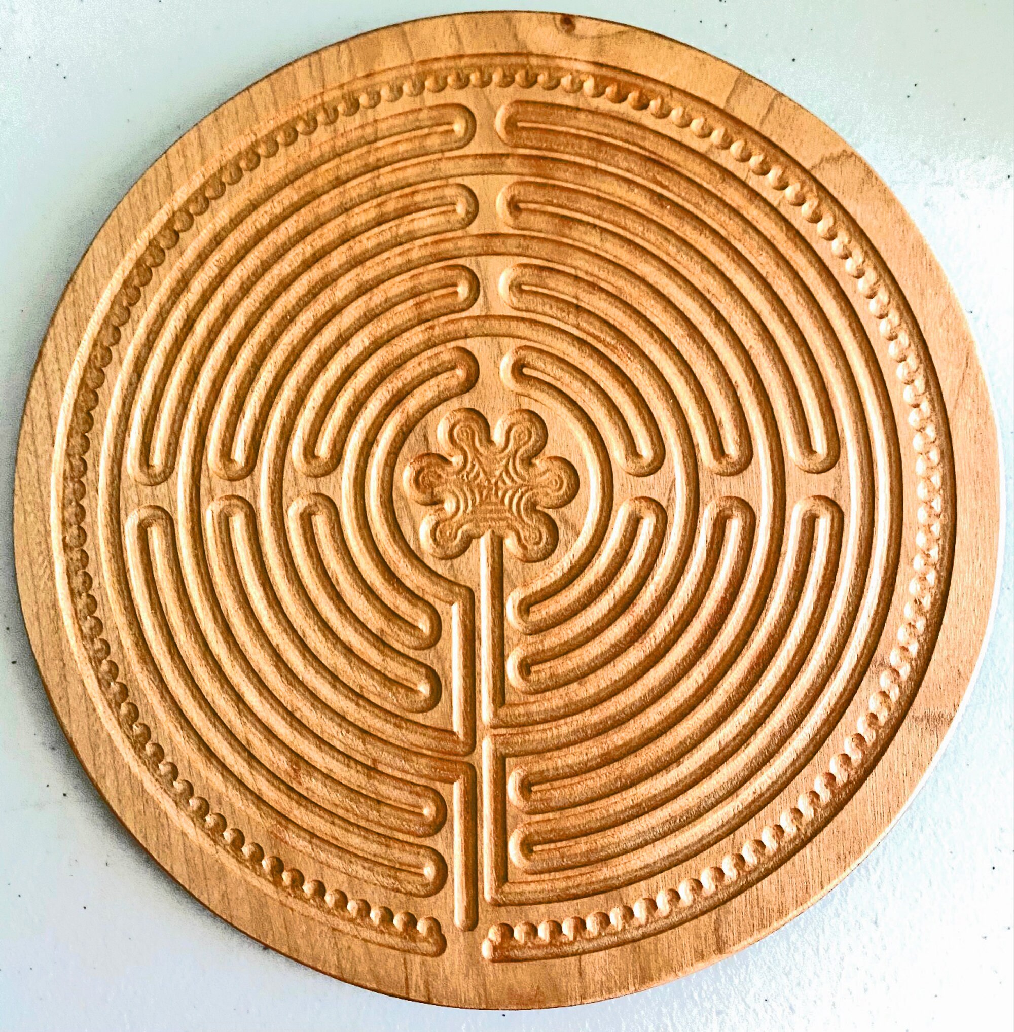 CHARTRES LABYRINTH 7" Cherry - Etsy