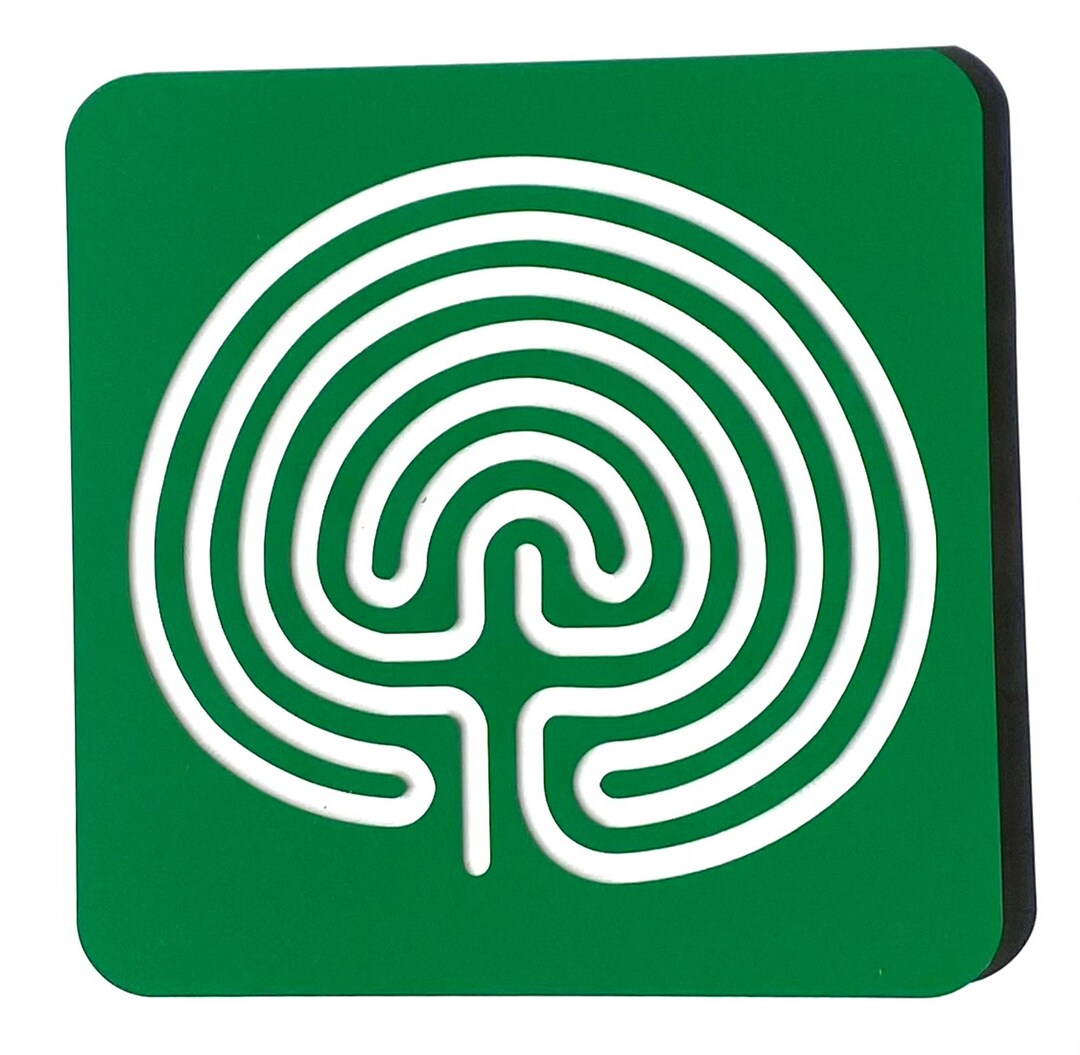 CLASSICAL ACRYLIC 6" Labyrinth, Calming, Problem Solving, Meditational ...