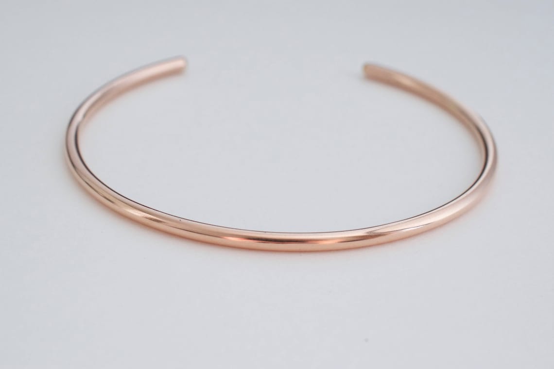 14K Rose Goldfilled Cuff Bracelet Classic Rose Gold Cuff - Etsy