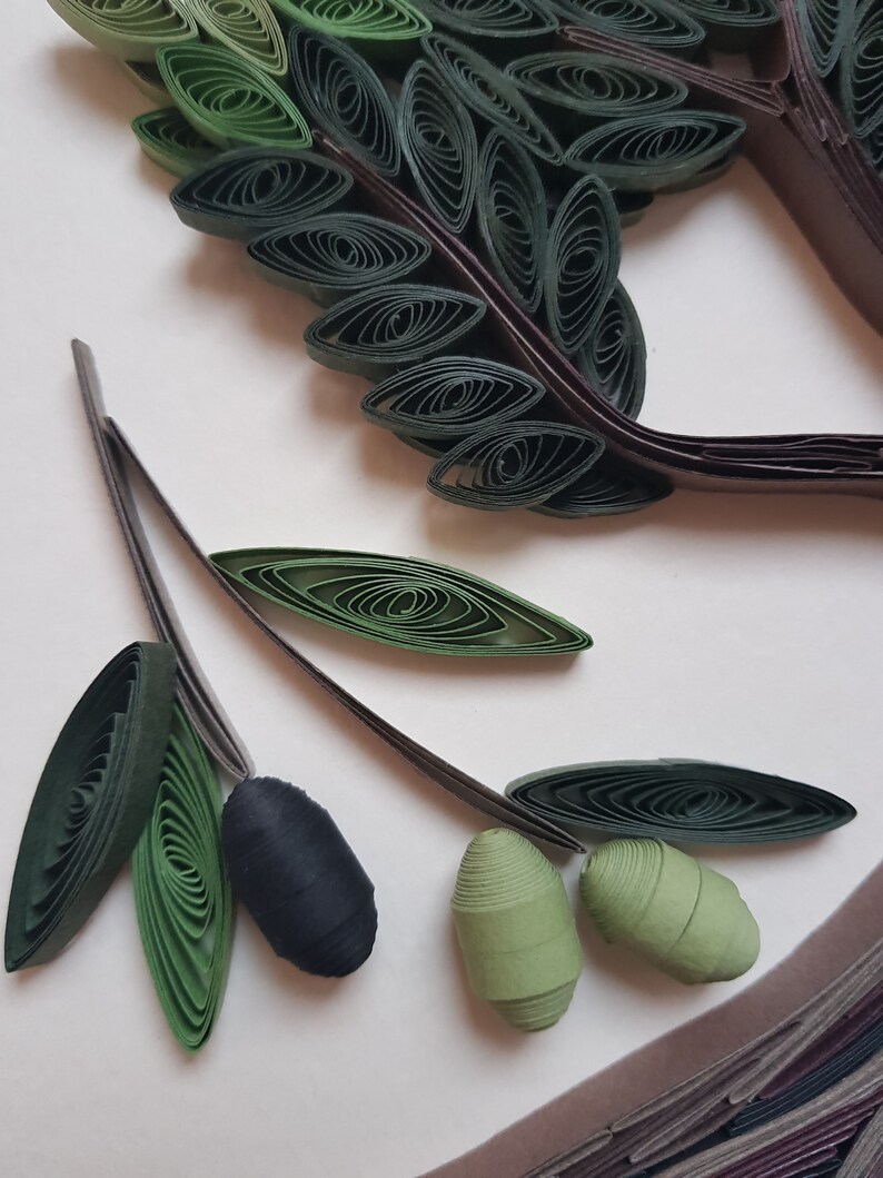 Olive Tree Unique Gift for Anniversary Paper Anniversary - Etsy