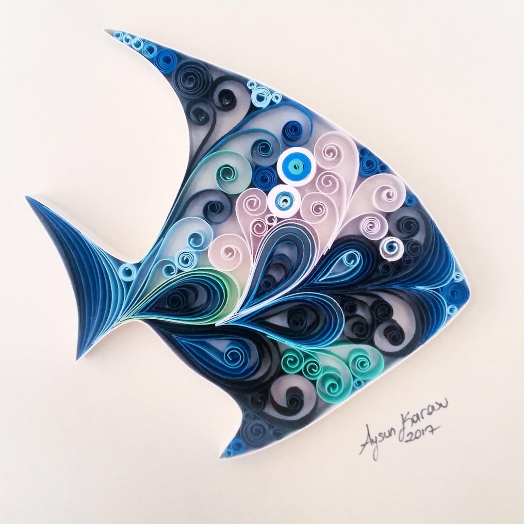 Quilled Paper: Fish - Etsy