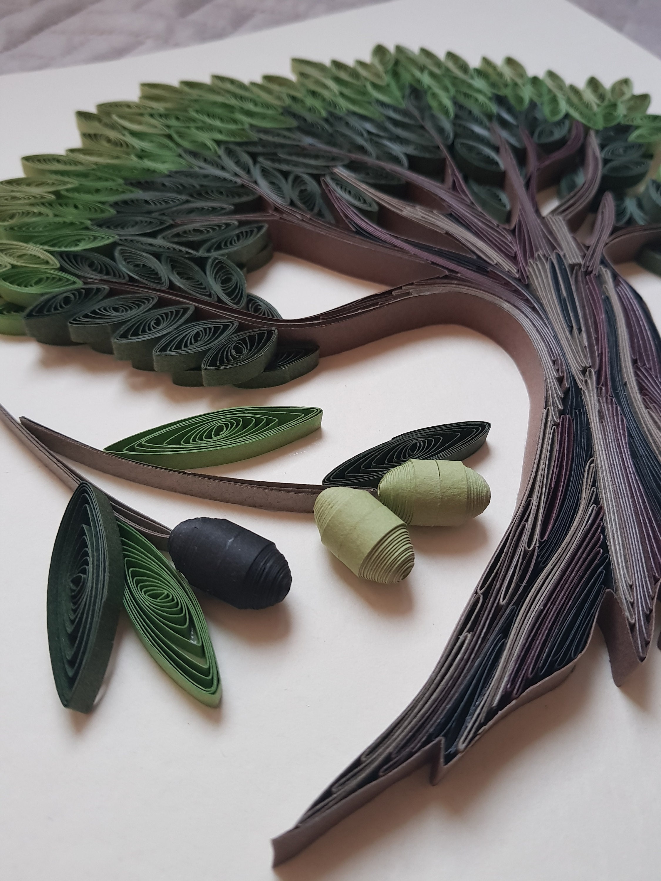 Olive Tree Unique Gift for Anniversary Paper Anniversary - Etsy