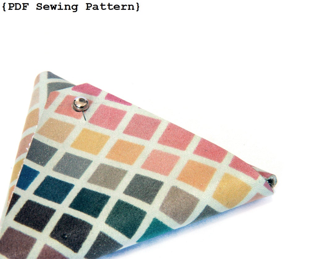 Triangle Pouch Sewing Pattern Coin Purse Sewing Pattern | Etsy