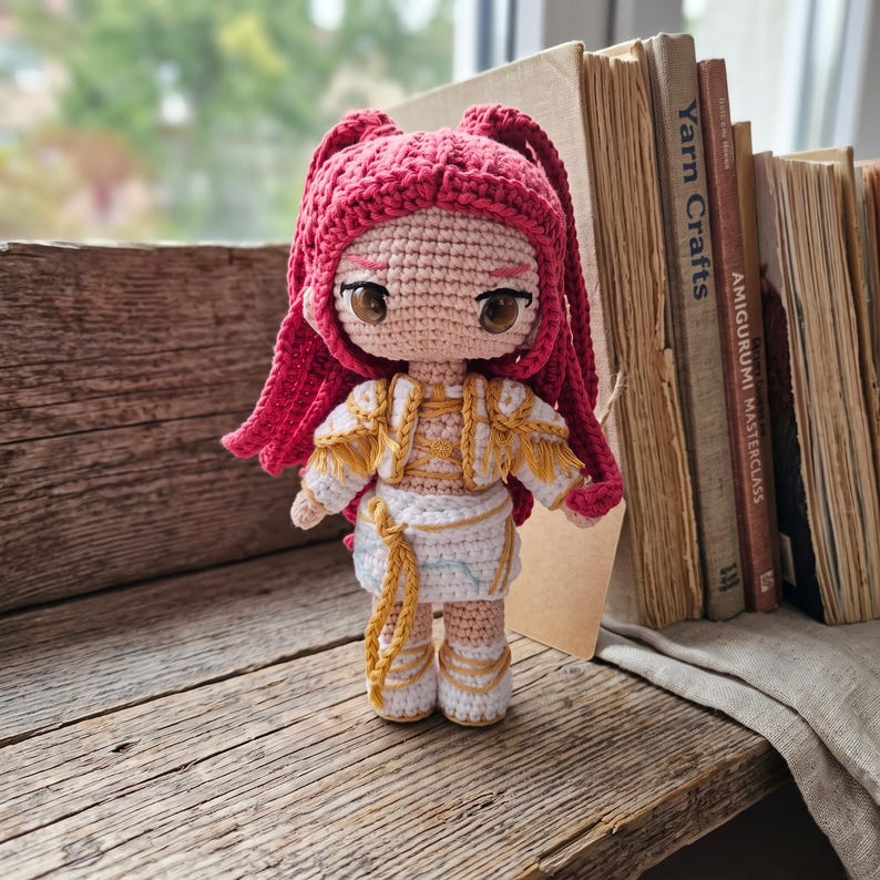 Mira Crochet Pattern - Mira Kpop Demon Hunters Handmade Amigurumi PDF ...