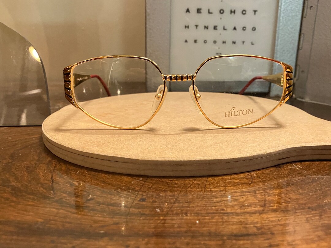 Lady Hilton 817 24KT Glasses New Old Stock - Etsy