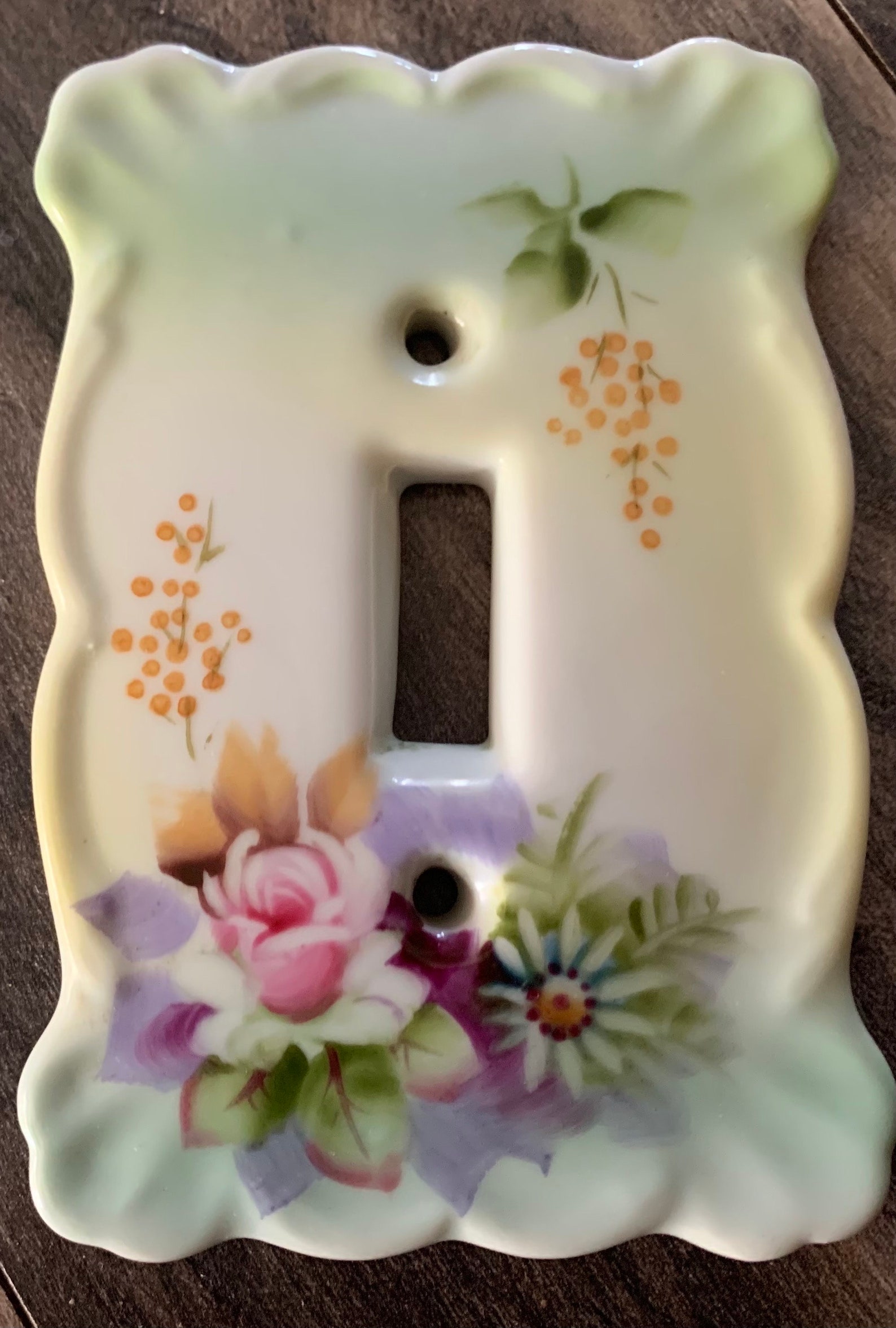 Porcelain LEFTON JAPAN Switch Plate Cover - Etsy