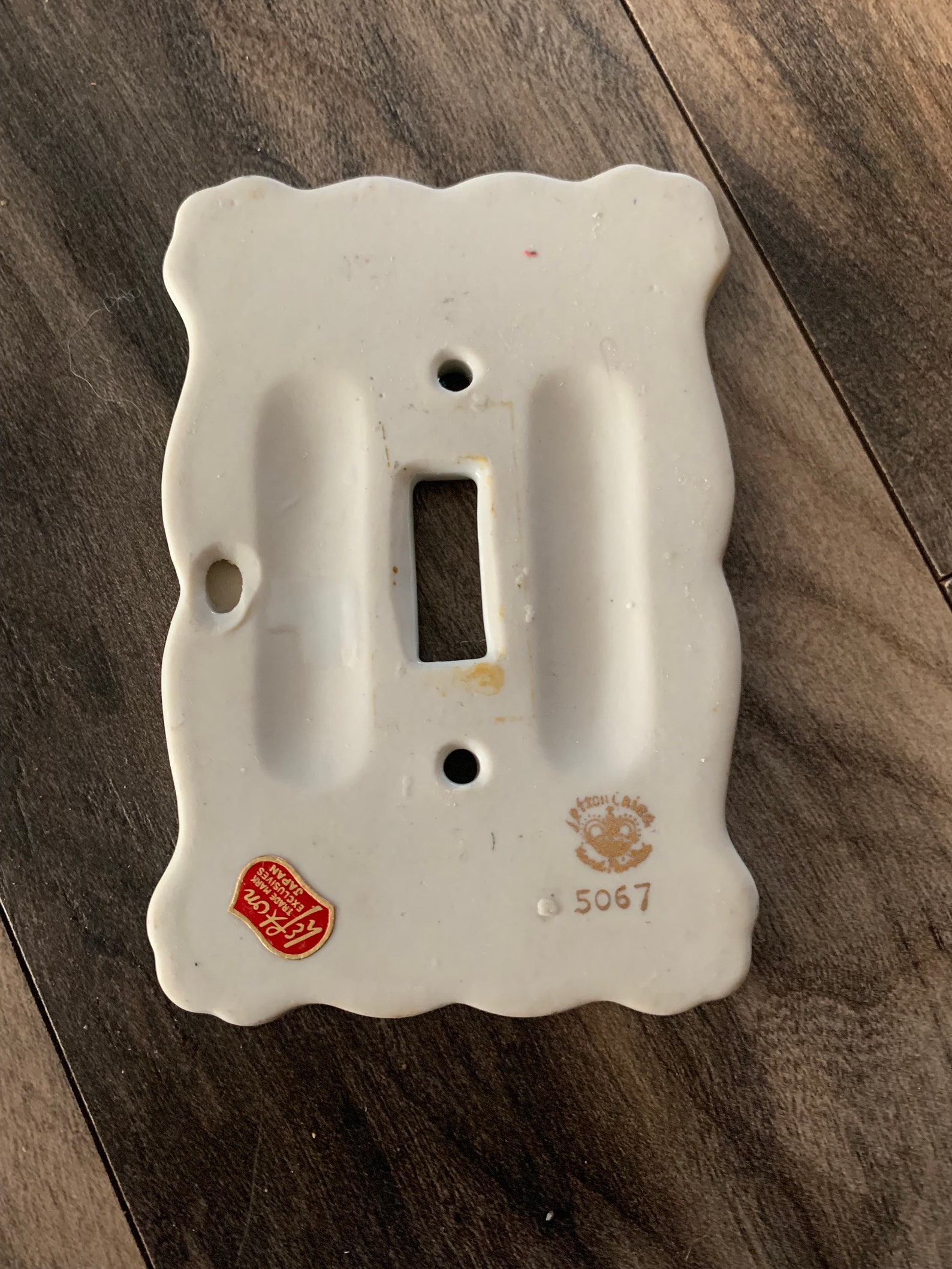 Porcelain LEFTON JAPAN Switch Plate Cover - Etsy