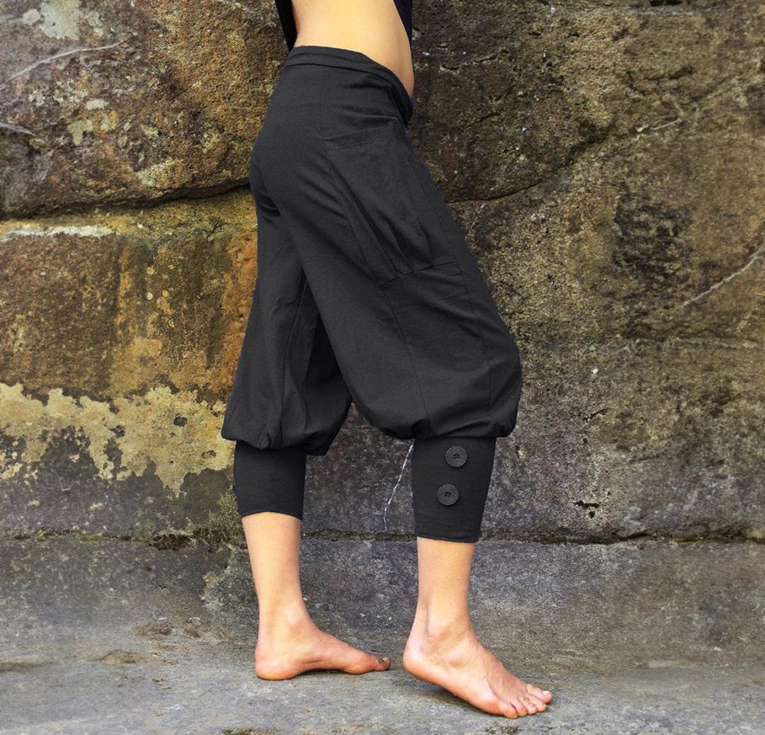 Pedal Pusher Pants - Cropped Womens Pants - Cargo Pockets - Medieval ...