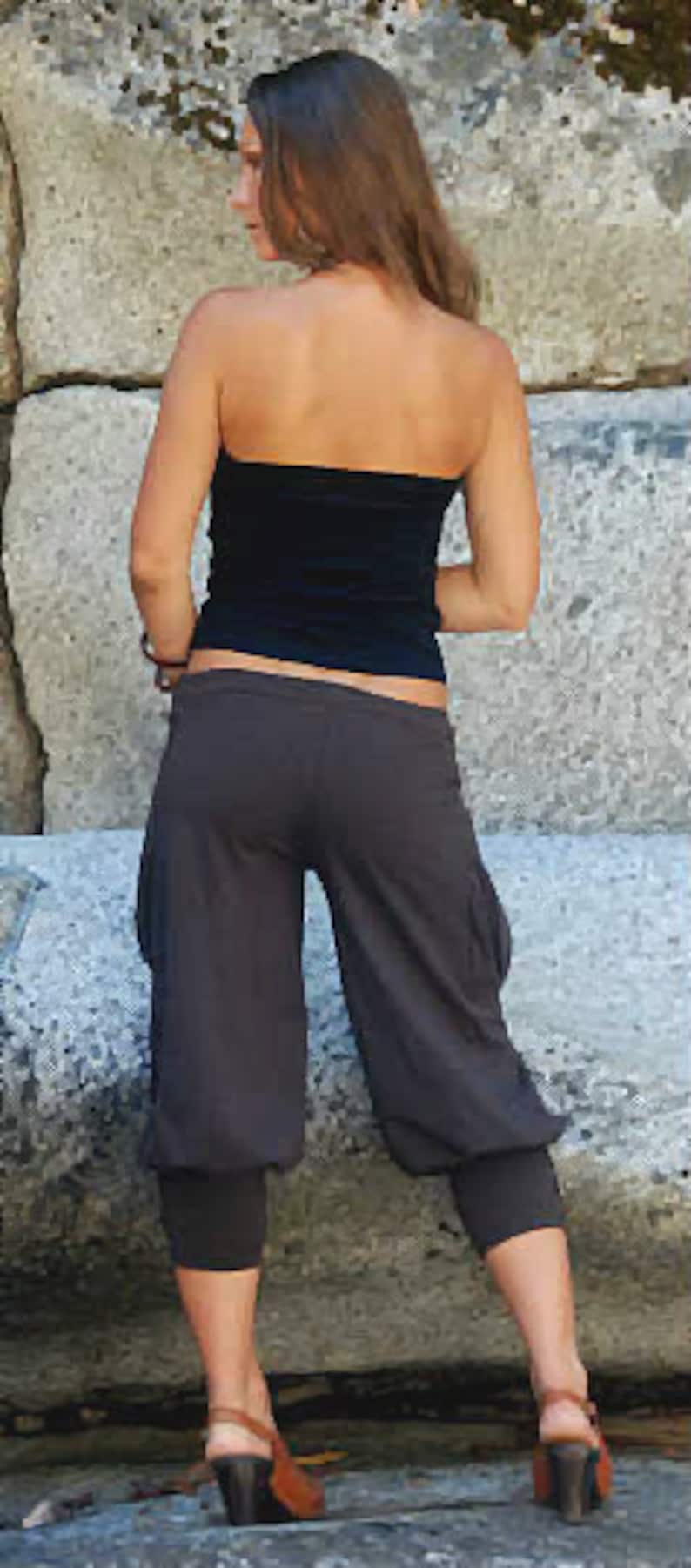 Pedal Pushers-bloomers-workout Pants-womens Pants-womens Clothing-cargo ...