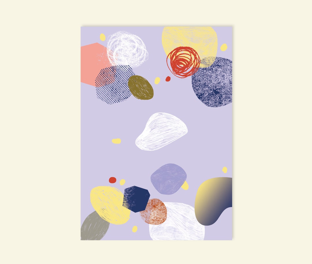 POSTER A5 "confetti" - Etsy