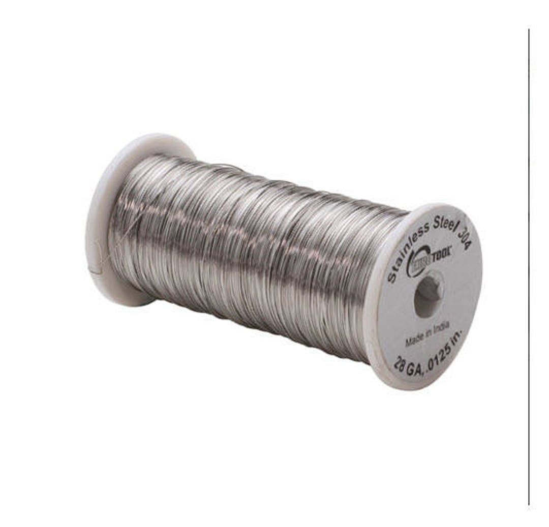 28ga Stainless Steel Dead Soft Wire for Crafting or Binding Wire 1185ft ...