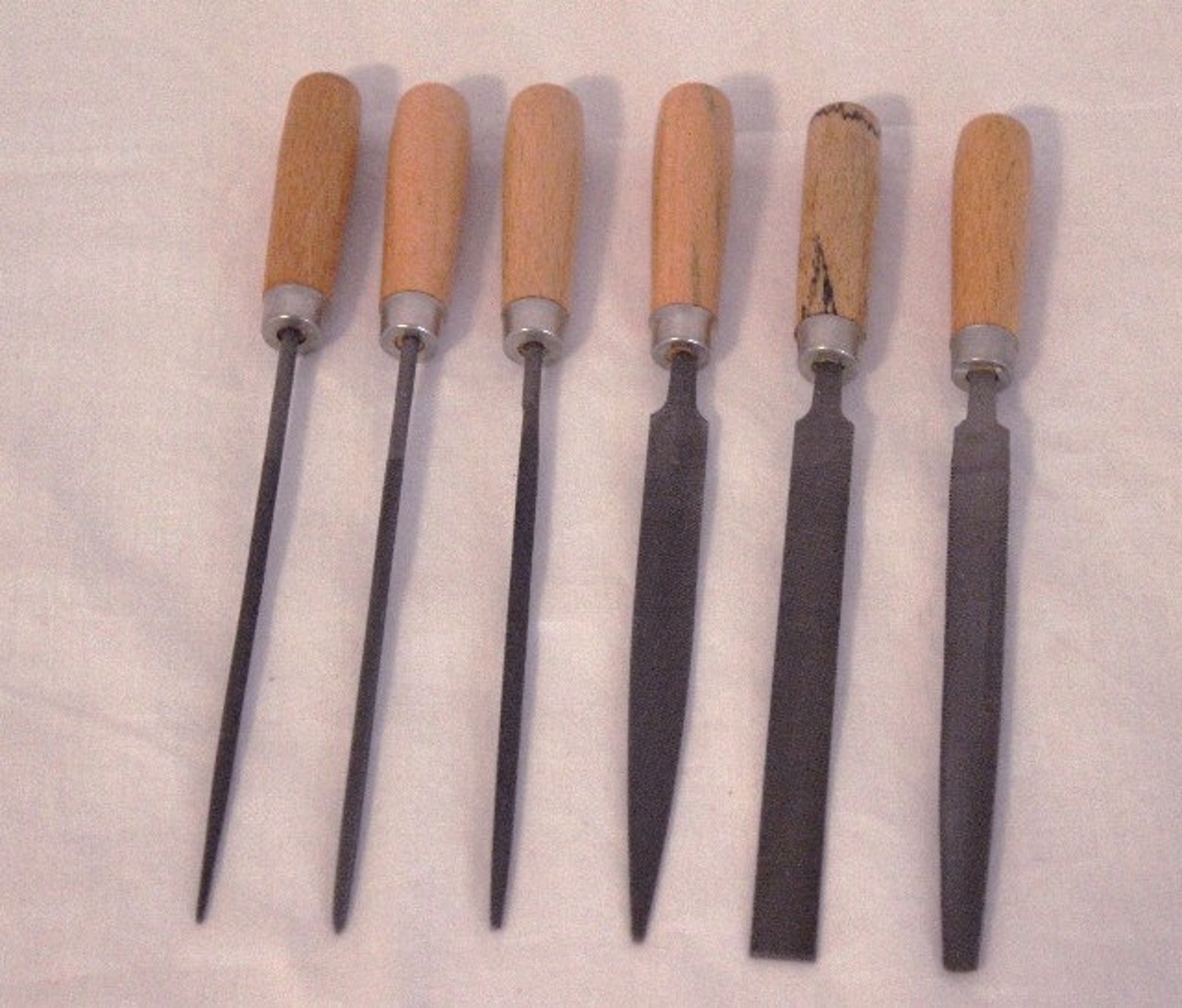 Multipurpose Jewelers/crafters 6 Piece File Set Wood Handles - Etsy